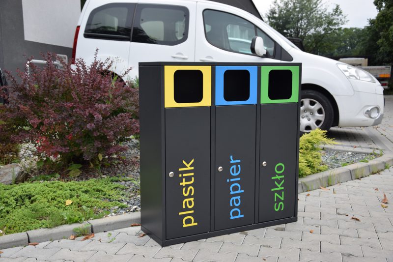 Abfalltrennsystem ATENA III 40 Liter | Aufschriften - Folie - Archipark